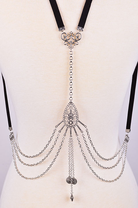 Filigree Back Body Chain. - Body Chains