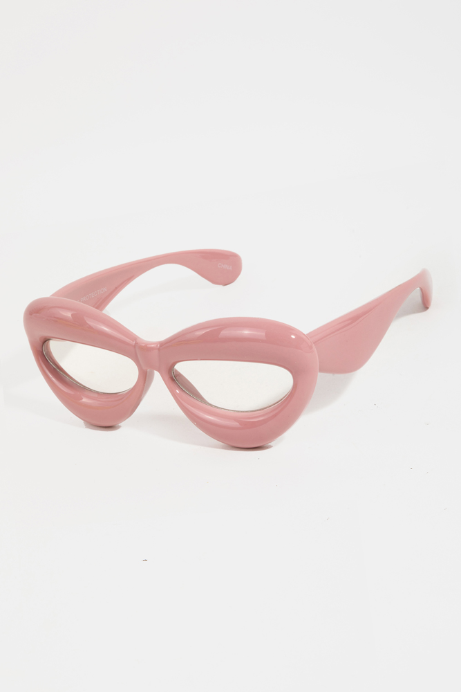 Multi Color Acetate Lips Sunglasses Set