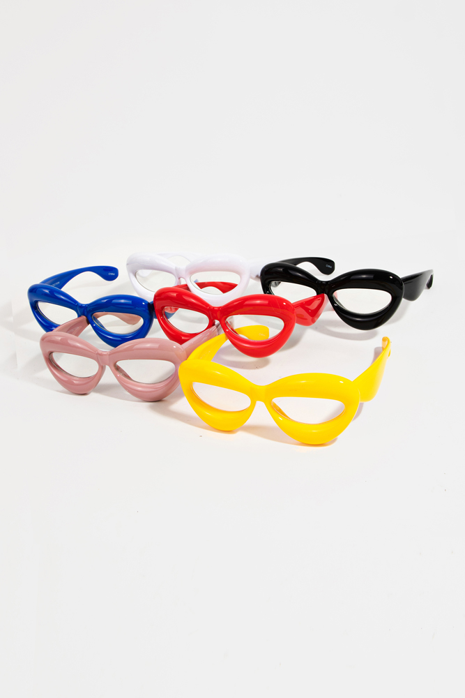 Multi Color Acetate Lips Sunglasses Set