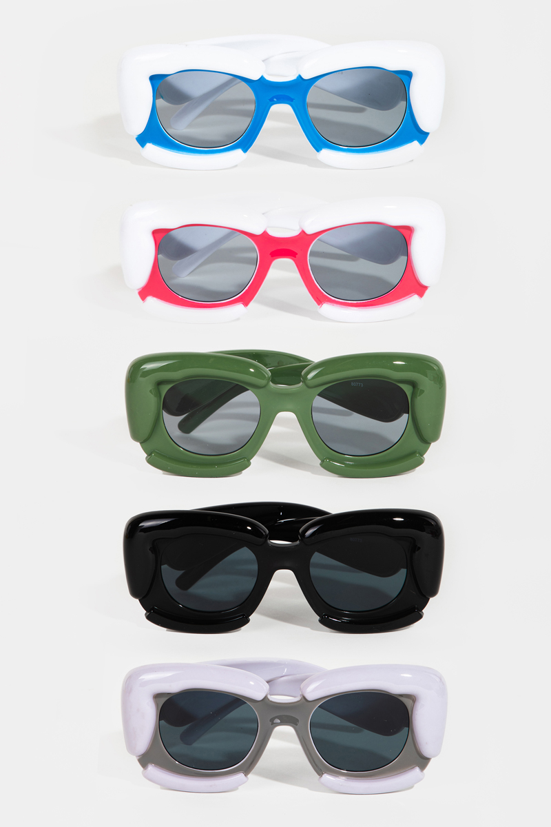 Assorted Puffer Sunglasses Set