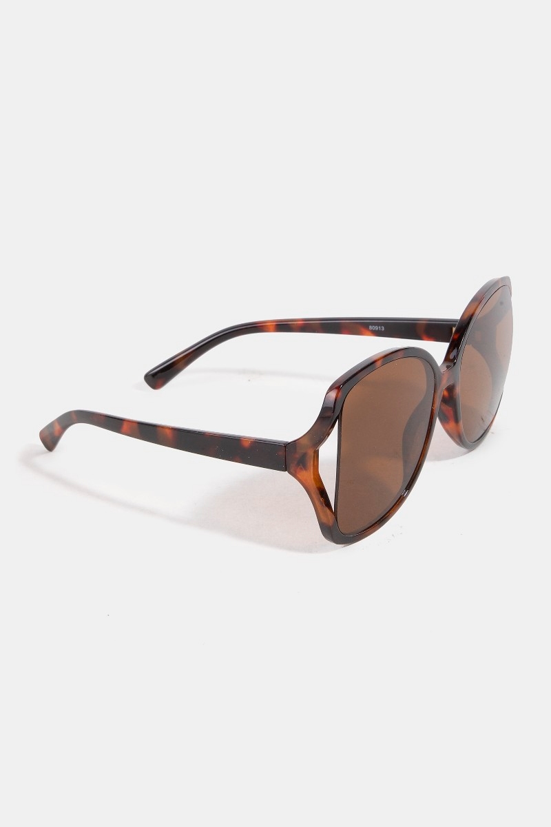 Oversized Gradient Lens Sunglasses Set