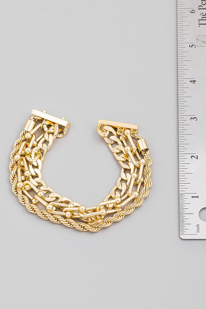 Assorted Chain Link Bracelet - Bracelets