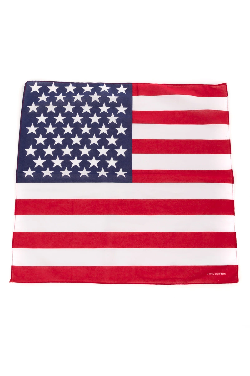 Large American Flag Bandana Scarf - Fame Accessories
