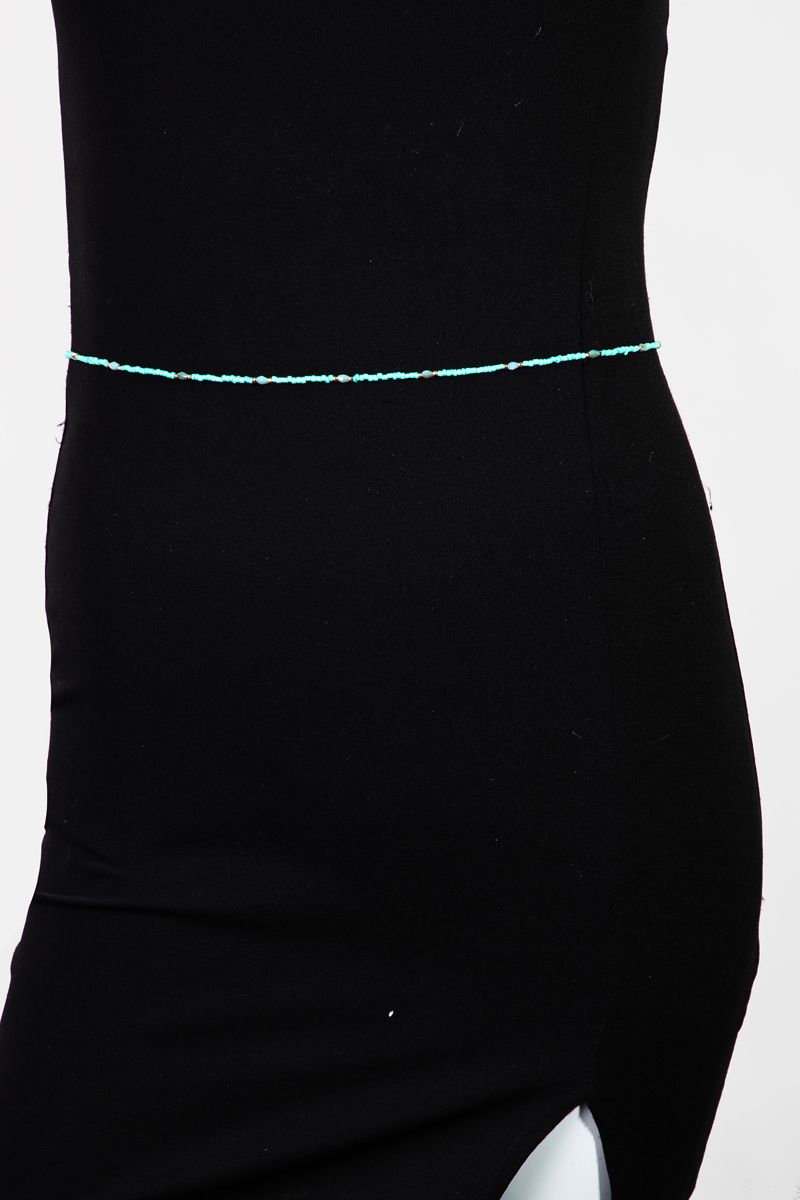 Dainty Beaded Belly Chain Belt - Fame Accessories