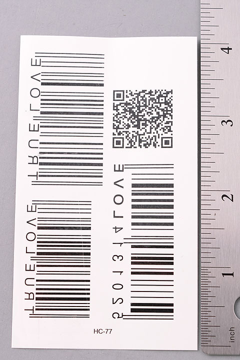True Love Barcode Flash Tattoos. - New Arrivals