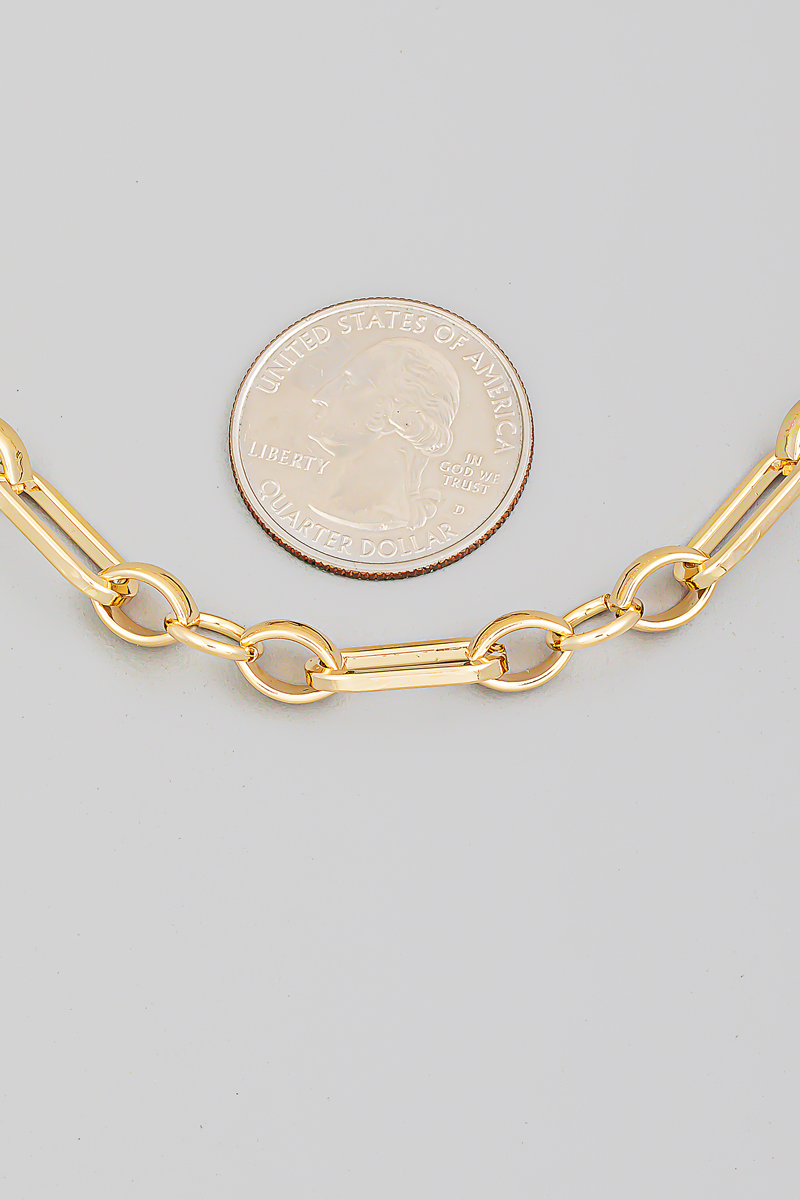 Assorted Chain Link Necklace - Necklaces
