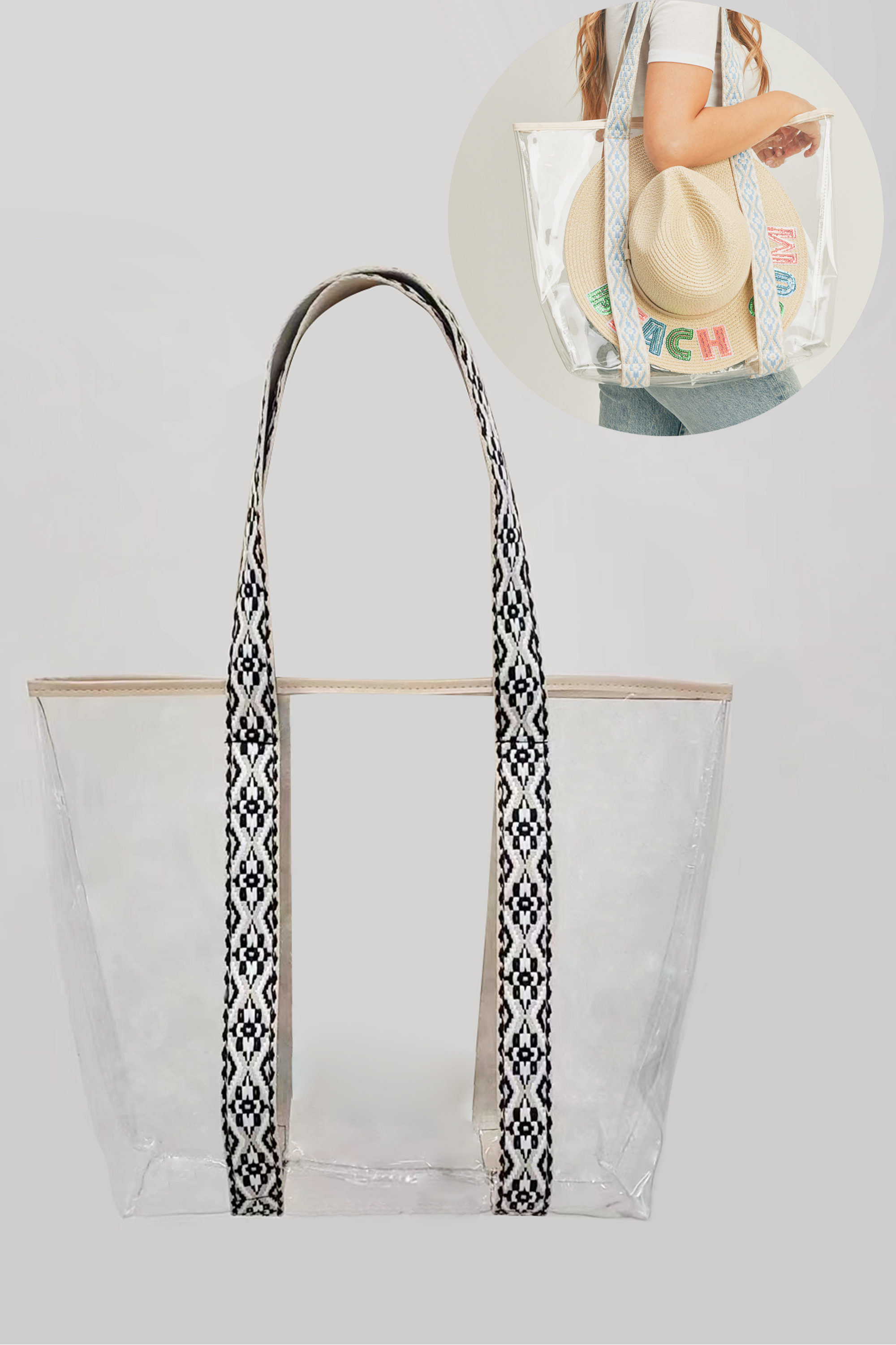 See Through Tote Bag - Bags