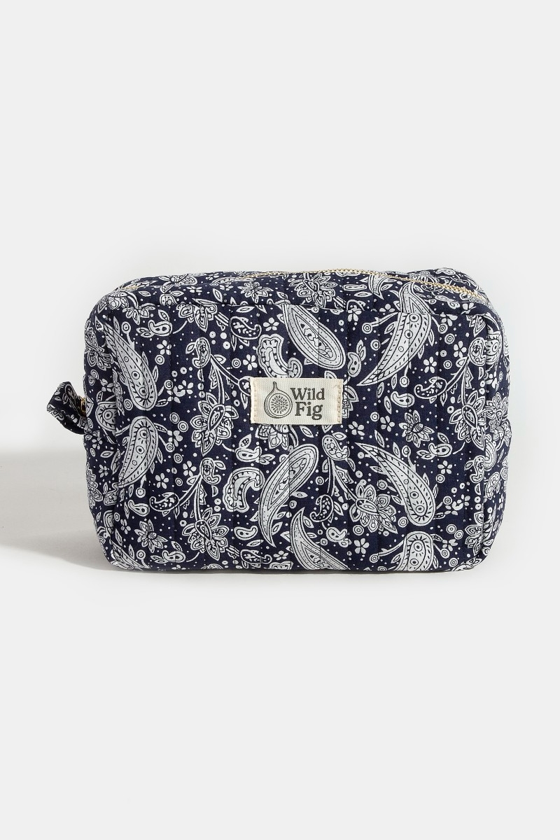 Paisley Pattern Cosmetic Bag - Bags