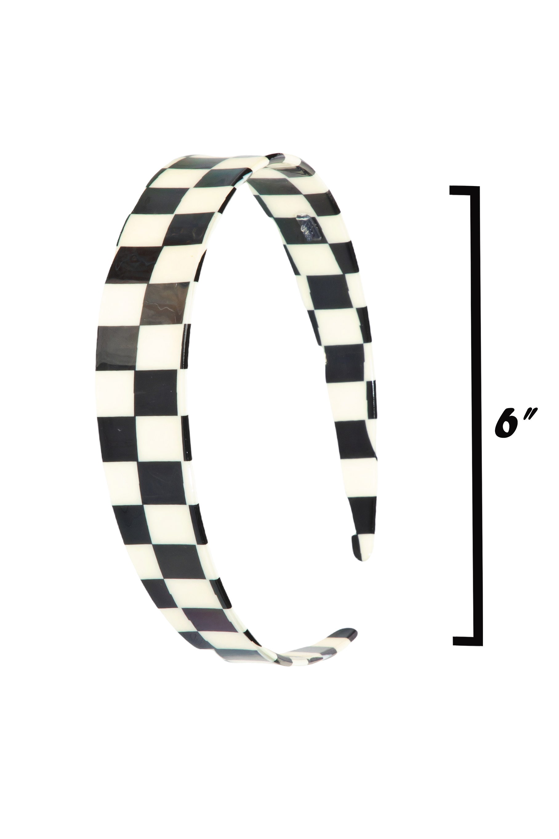 Simple Checkered Headband - Hair Accessories