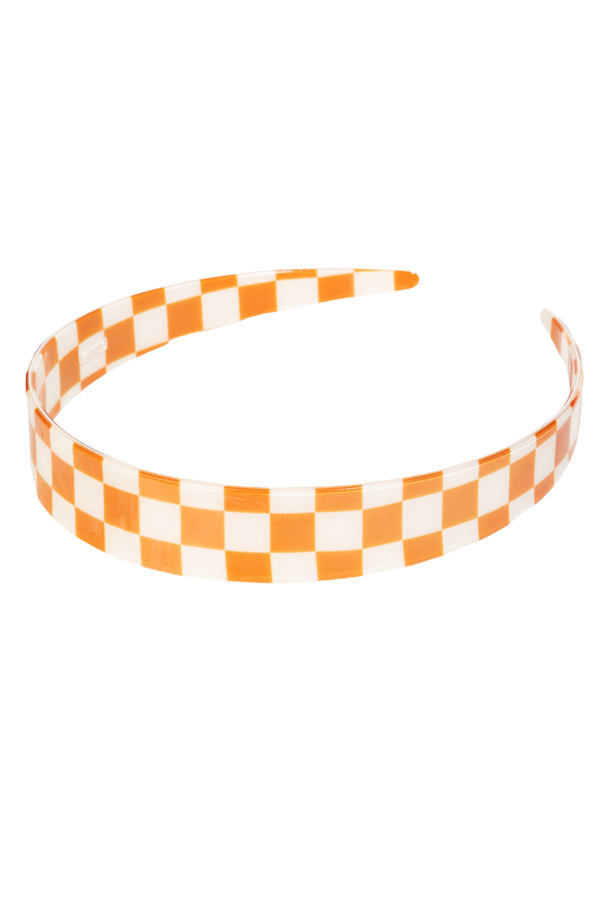 Simple Checkered Headband - Hair Accessories