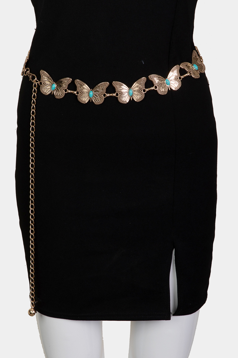 Butterfly Chain Belt - Belts