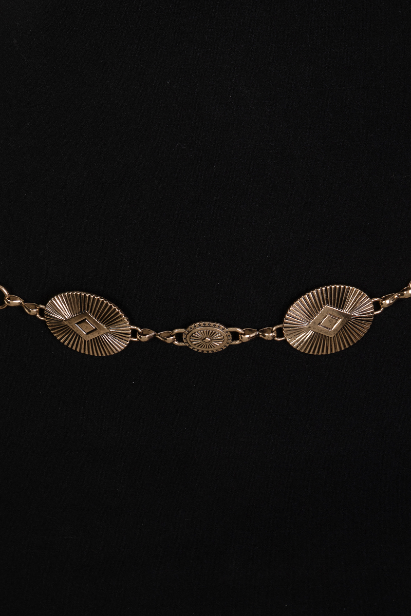 Oval Disc Chain Belt - Belts