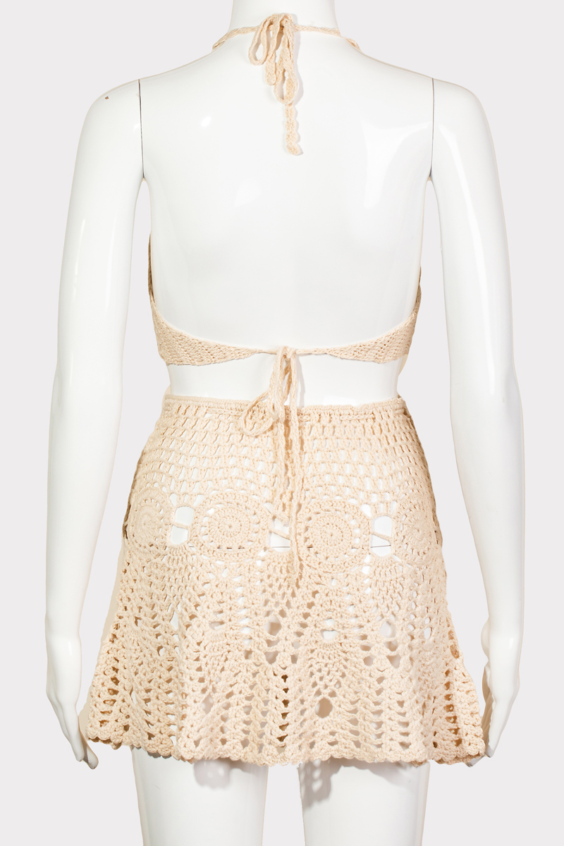 Sheer Two Piece Swim Suit Cover Up - Cover Ups