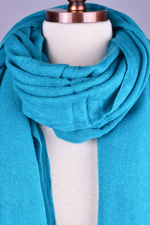 Solid Open Scarf. - Scarves