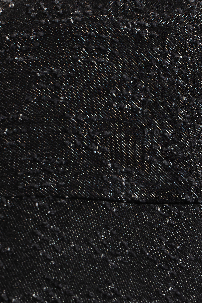 Black Scratch Denim Bucket Hat - Hats