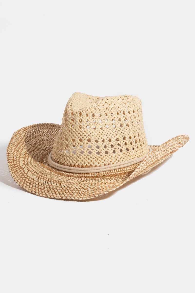 Western Straw Braid Sun Cowboy Hat - Cowboy Hats