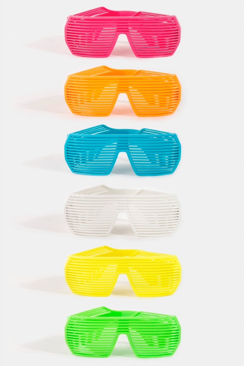 Narrow Shutter Sunglasses Set