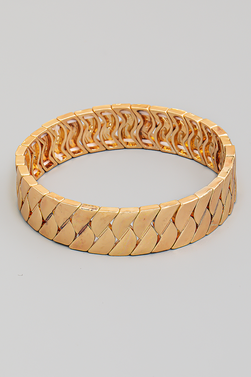 Chain Link Stretch Bracelet - Bracelets
